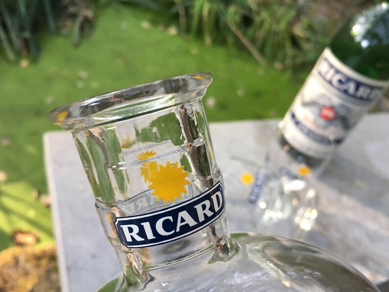 Vintage Ricard Carafe Set: French Pastis Water Pitcher & Glasses - Etsy
