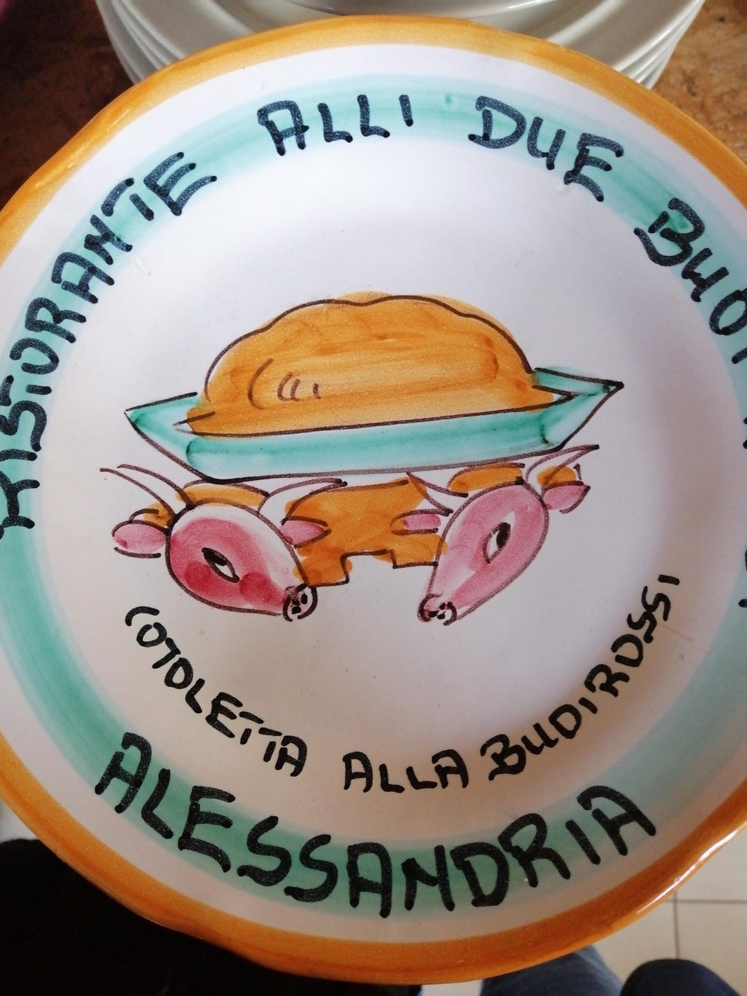 Good Memory Dish Alessandria Restaurant Alli Due Buoi Rossi Cutlet ALLA ...