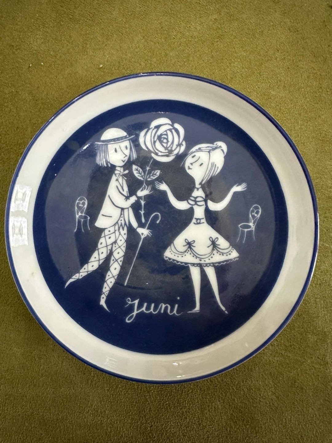 June Rosenthal Germany Studio Line Peynet's I Fidanzatini Saucer Stamp ...