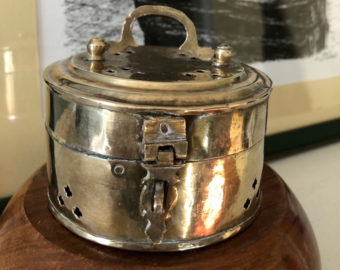 Brass Cricket Box/trinket Box With Hinged Lid Made in India - Etsy