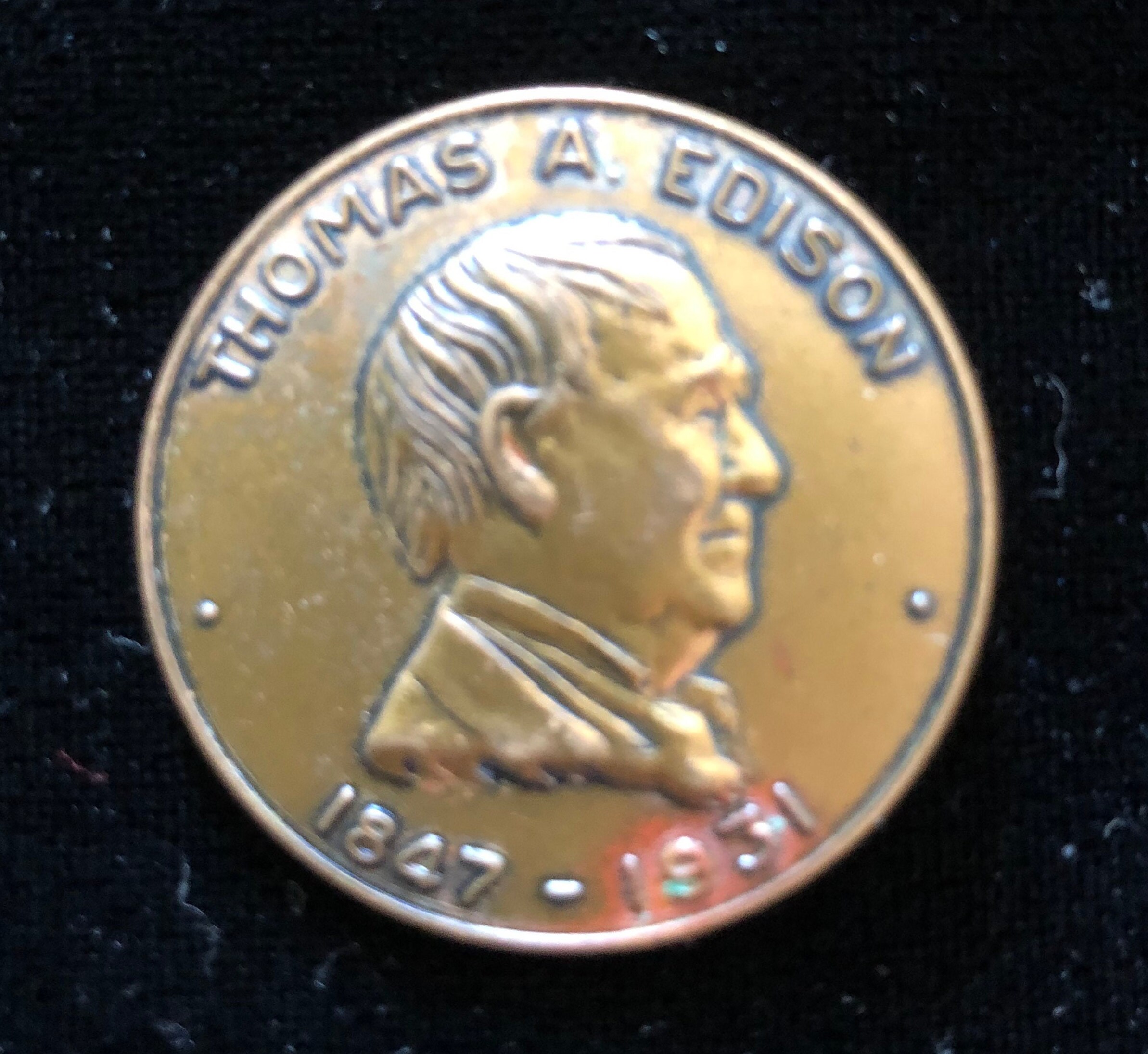 Edison Pageant of Lights Commemorative Coin 1970s - Etsy