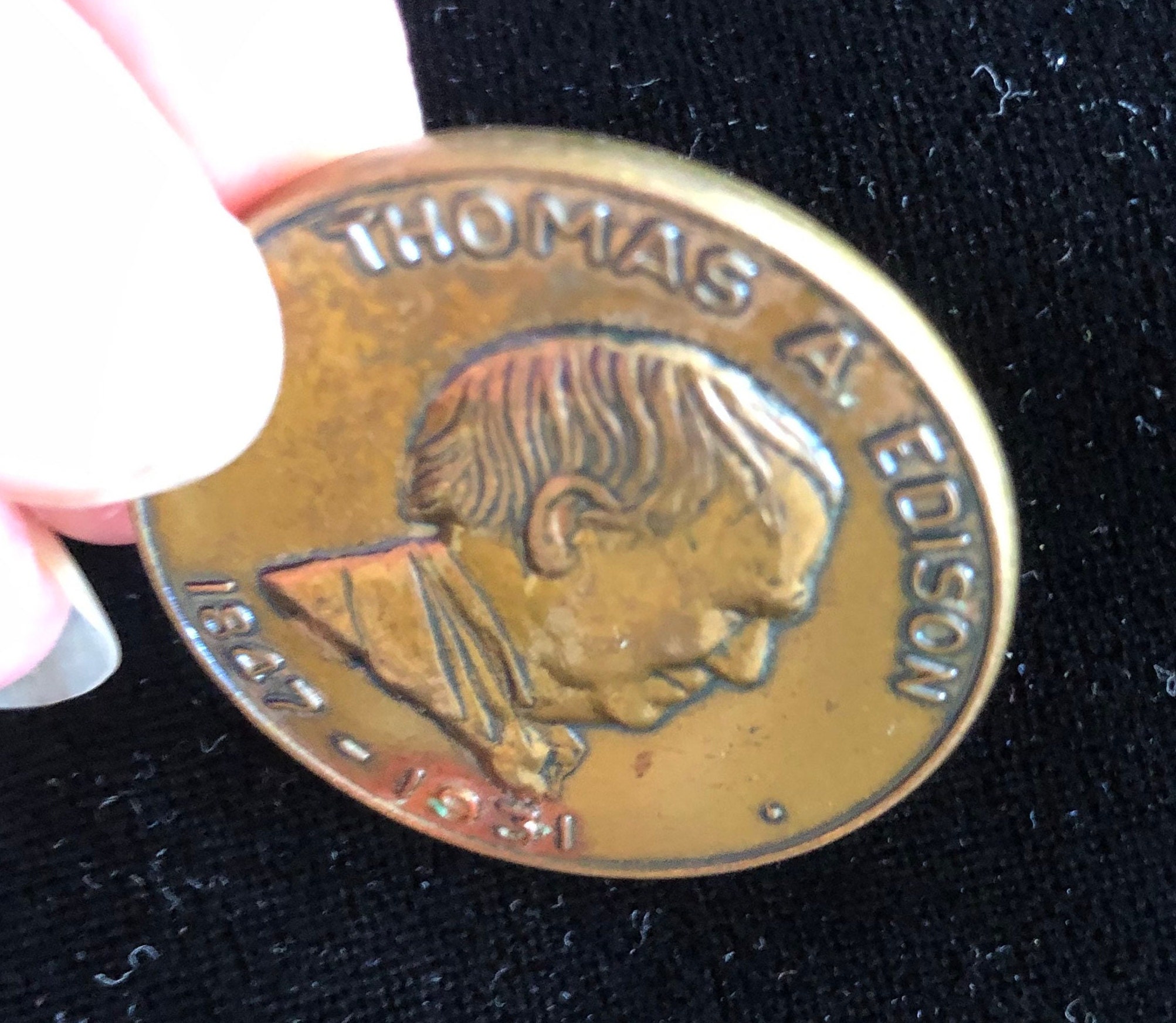 Edison Pageant of Lights Commemorative Coin 1970s - Etsy