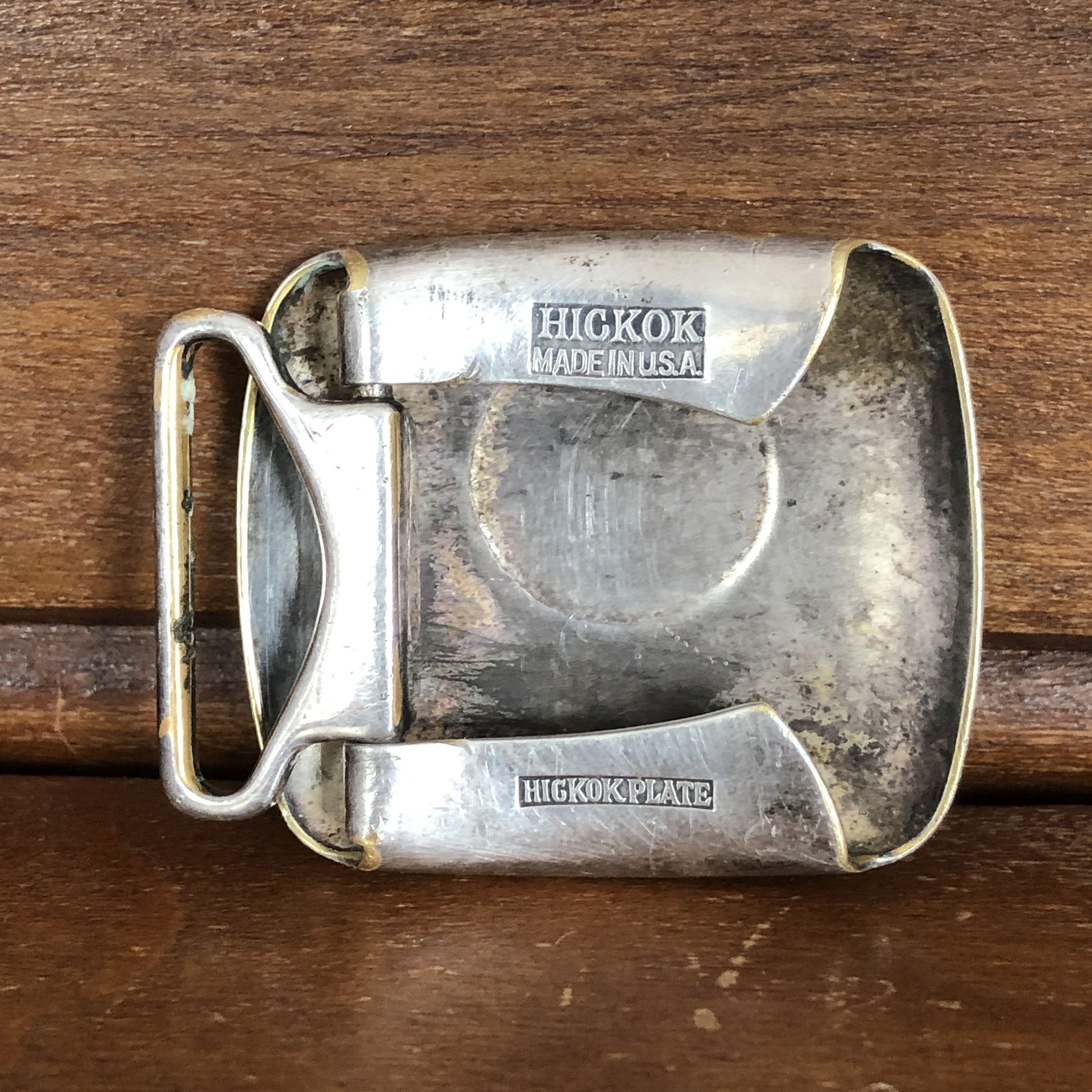 Vintage Hickok Plate Belt Buckle With UVA Seal - Etsy