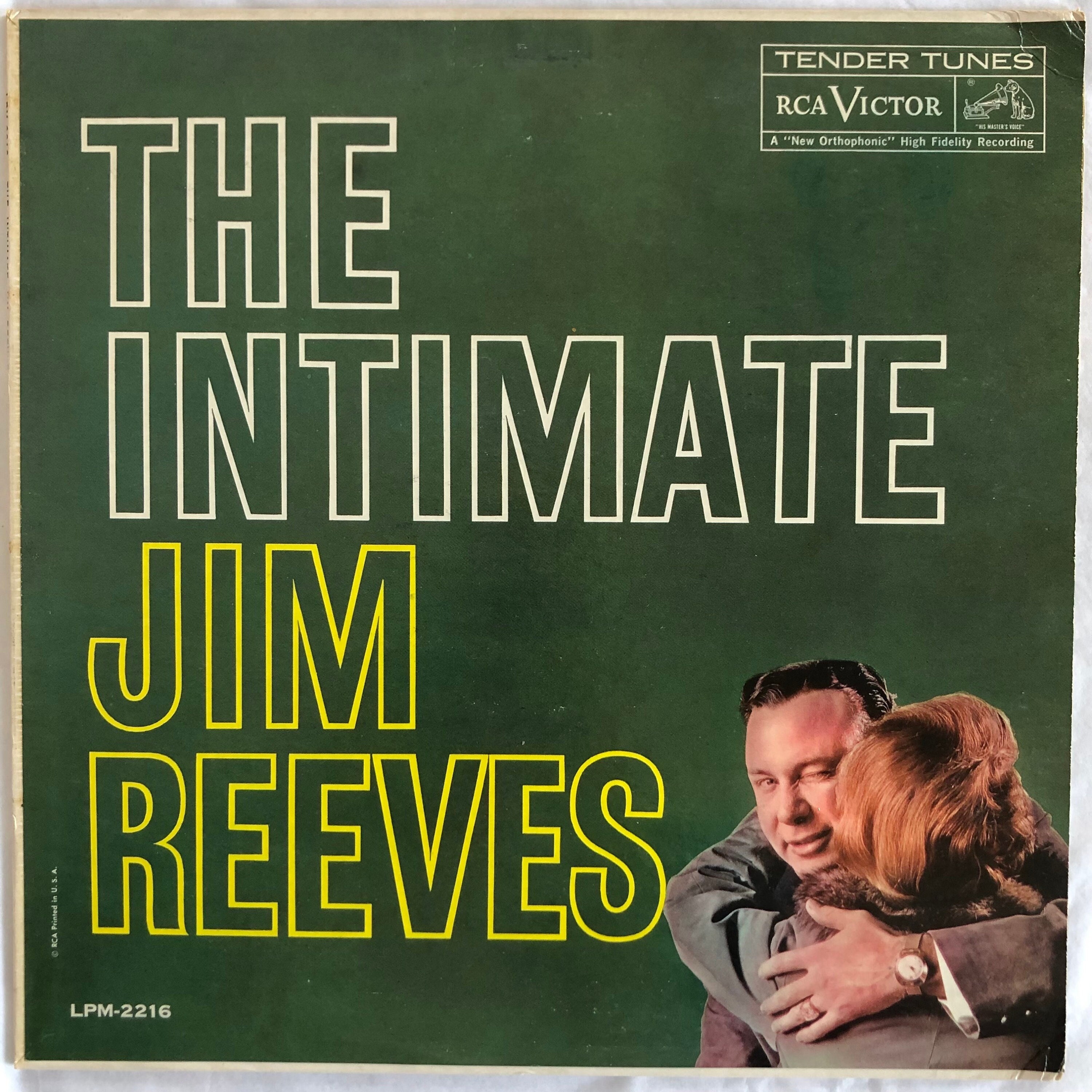 Jim Reeves the Intimate Jim Reeves RCA Victor Tender Tunes 1960 Vintage ...