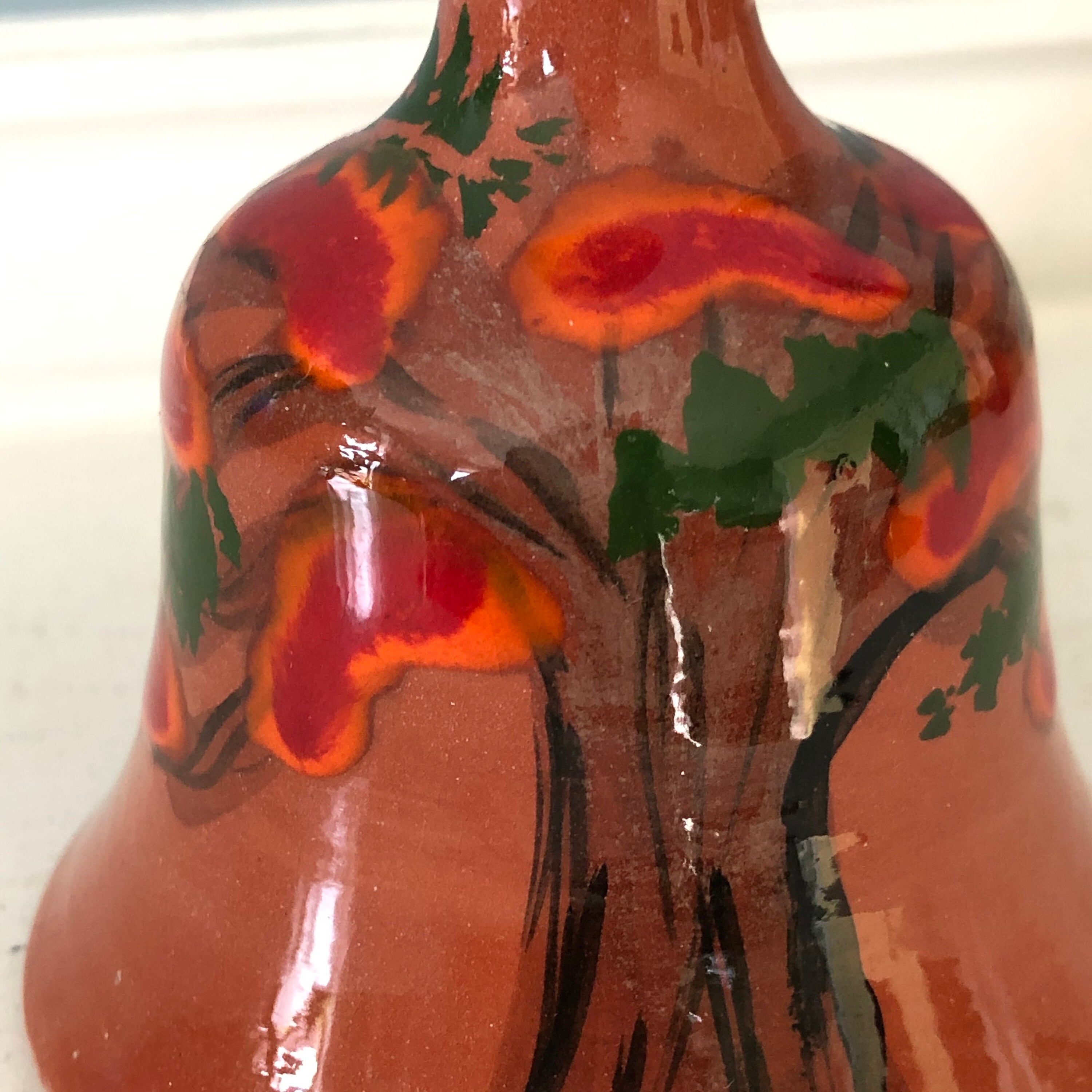 Hand-painted Terracotta Bell - Etsy