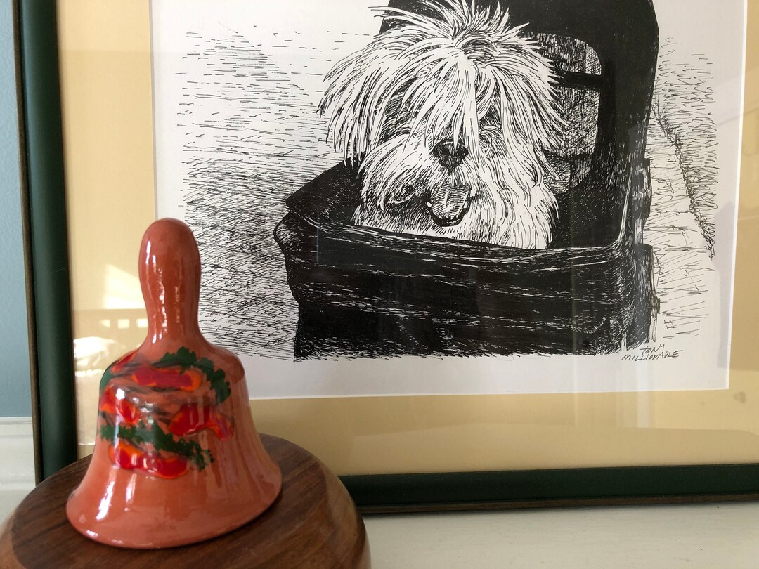 Hand-painted Terracotta Bell - Etsy
