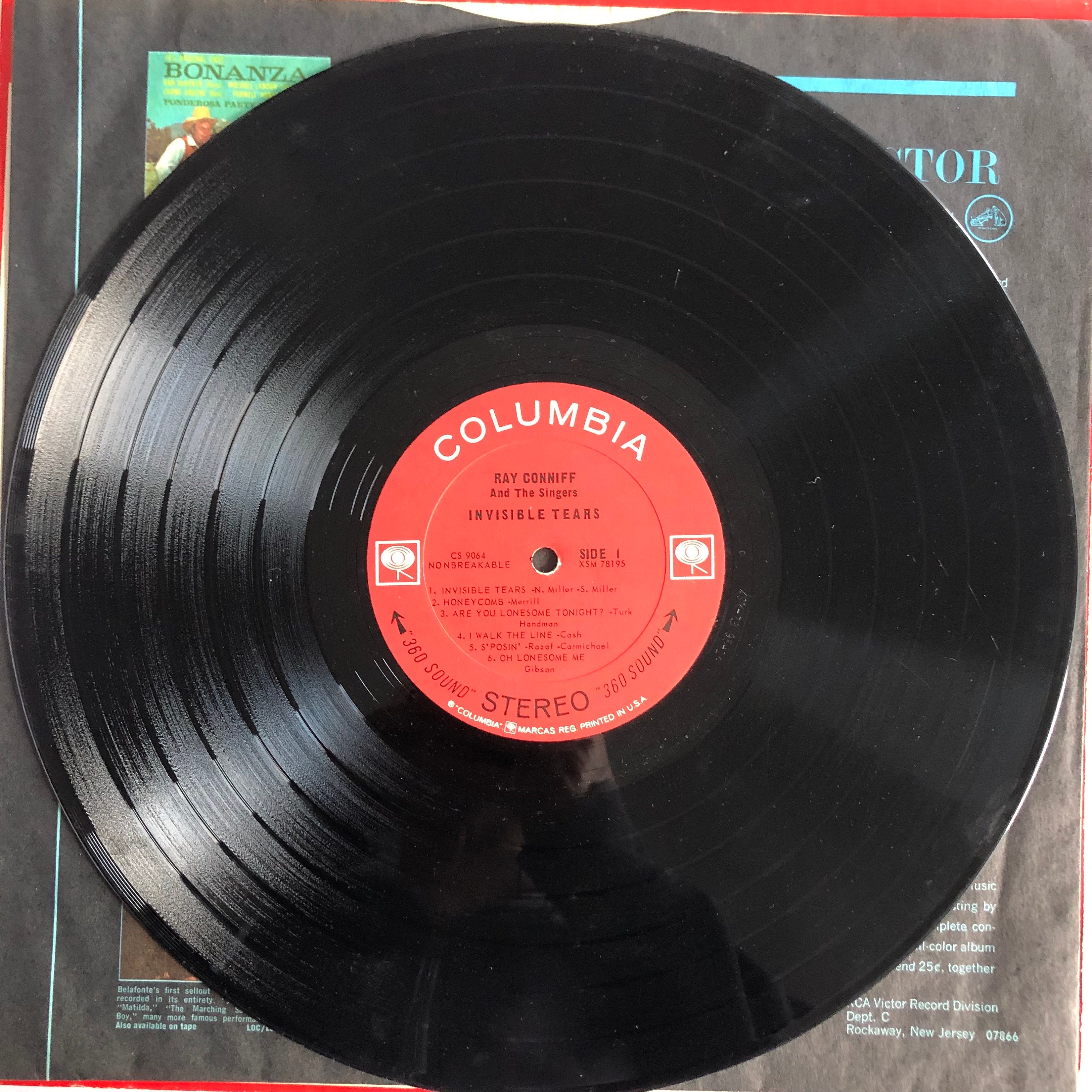 Ray Conniff and the Singers Invisible Tears Columbia 1964 Vintage Vinyl ...