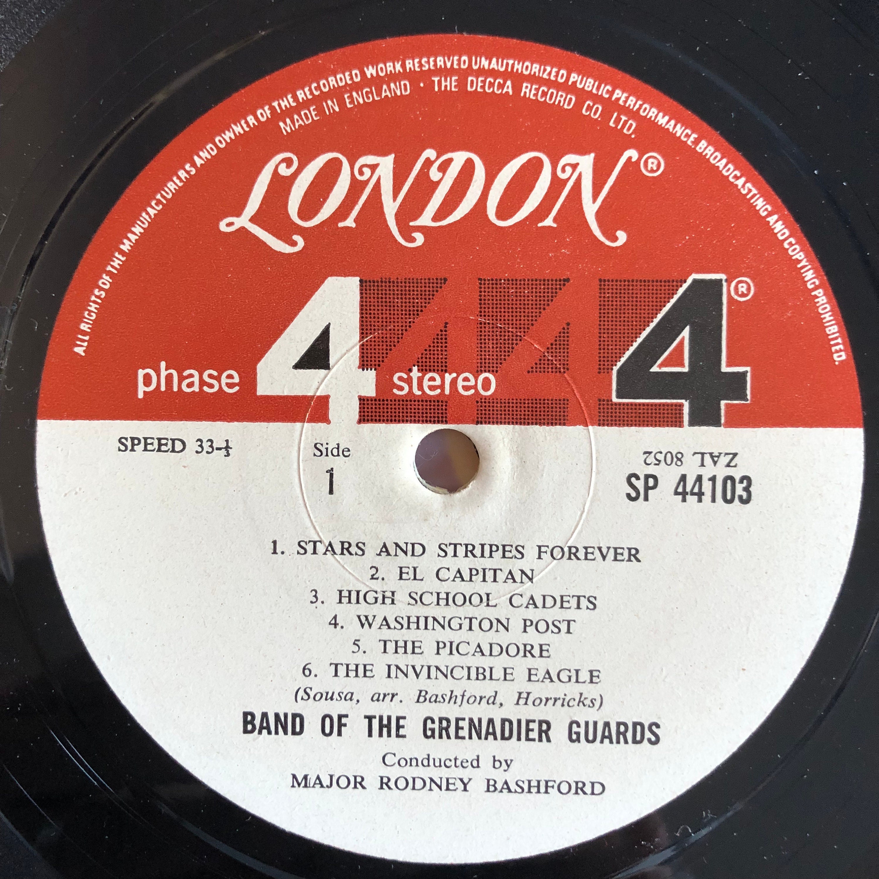 Sousa Marches Band of the Genadier Guards Conducted by Major Rodney ...