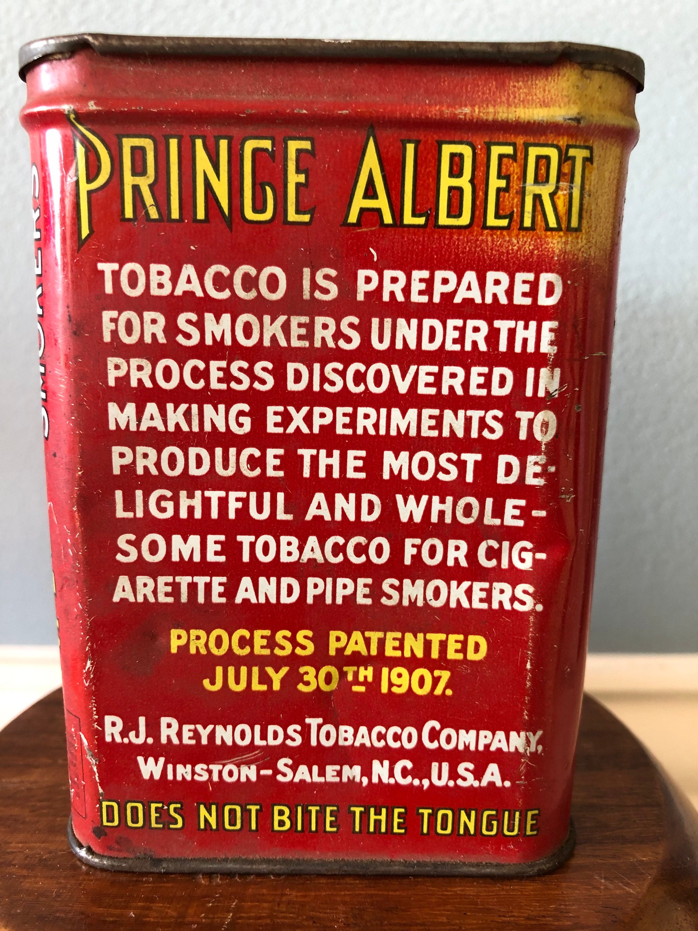 Vintage Prince Albert Crimp Cut Tobacco Tin Can - Etsy