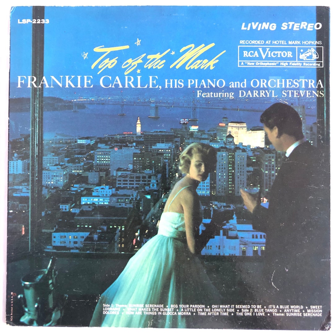 Frankie Carle Top of the Mark RCA Victor 1960 Vintage Vinyl Record ...