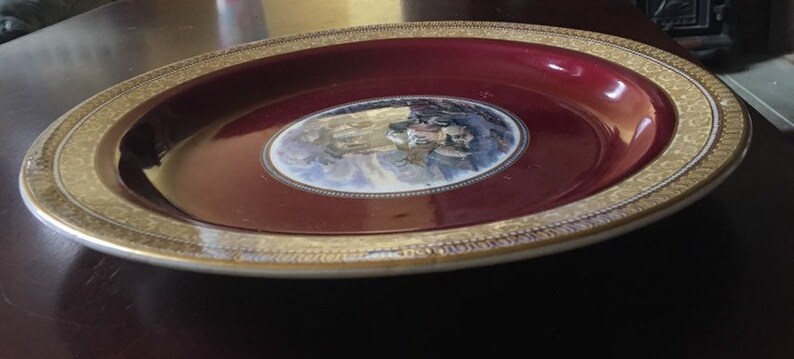 Antique Prattware Plate the Rustic Laundrywoman Staffordshire ...