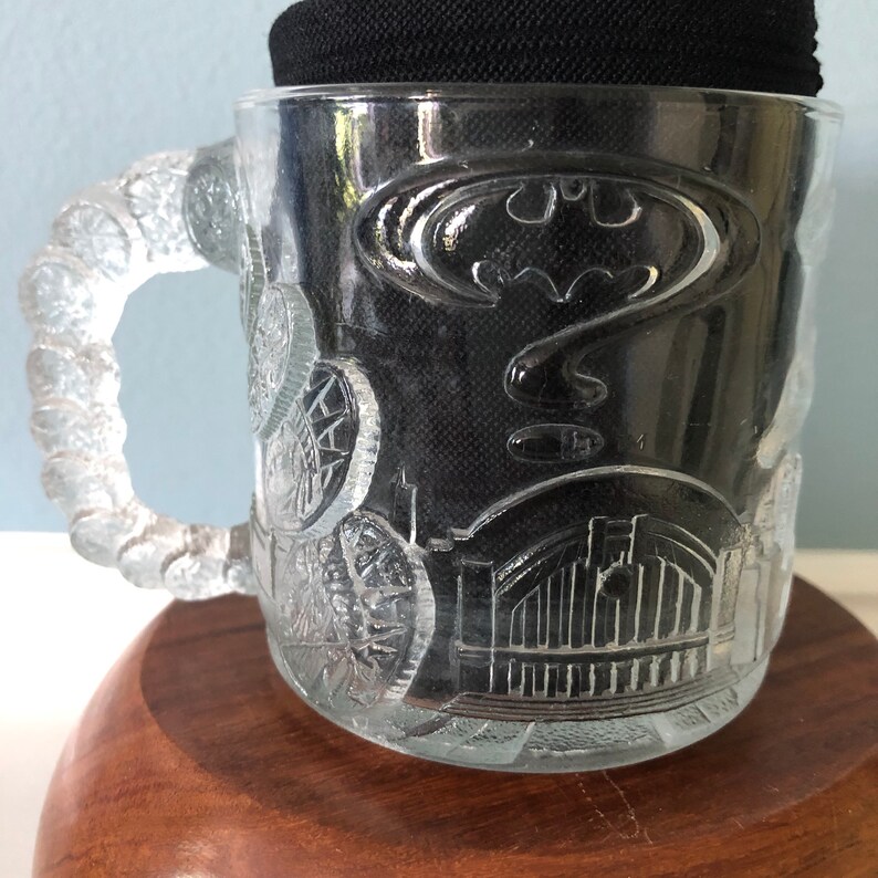 Vintage Batman Forever Two-face Glass Mug DC Comics - Etsy