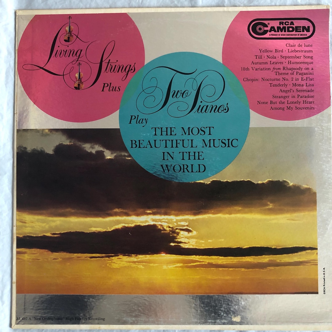 Living Strings Plus Two Pianos Play the Most Beautiful Music in the ...