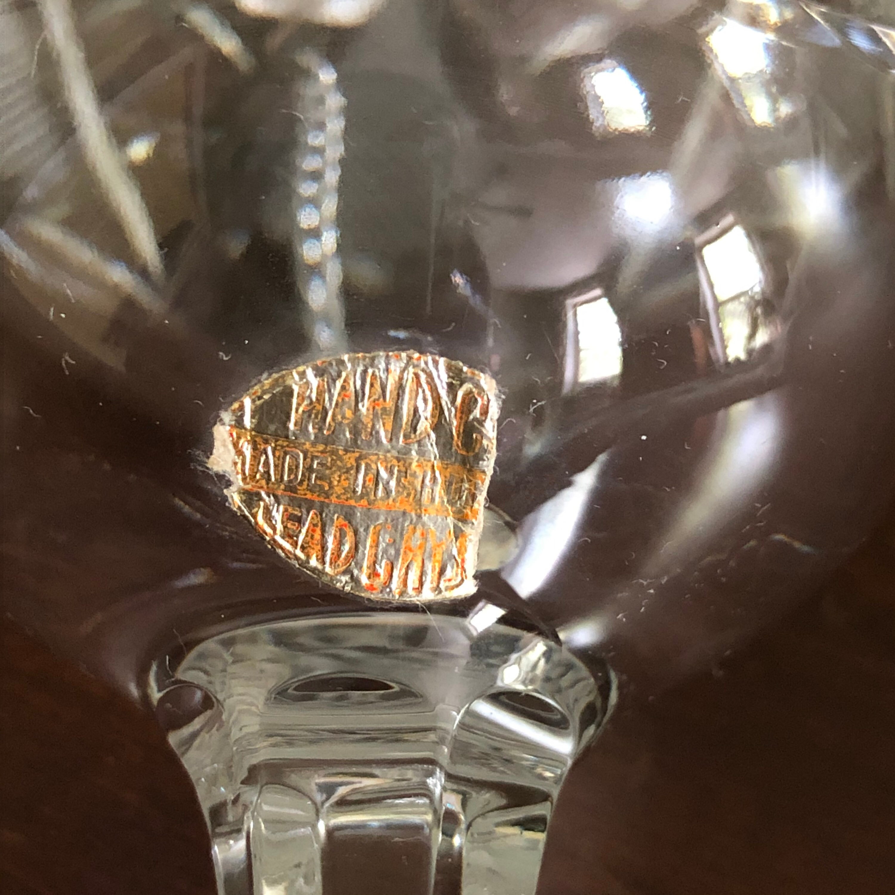 Vintage Hand Cut Lead Crystal Bell Made in Hungary - Etsy
