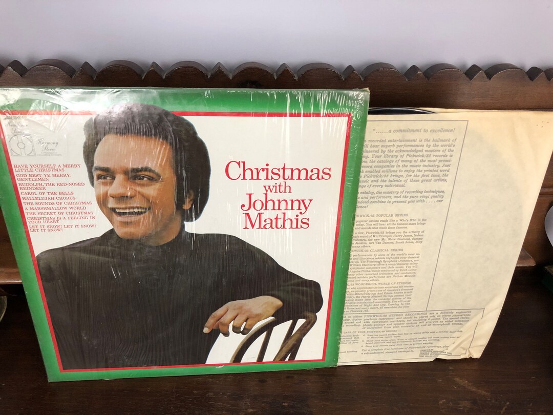 Christmas With Johnny Mathis Headliner Series Harmony Stereo 1976 - Etsy