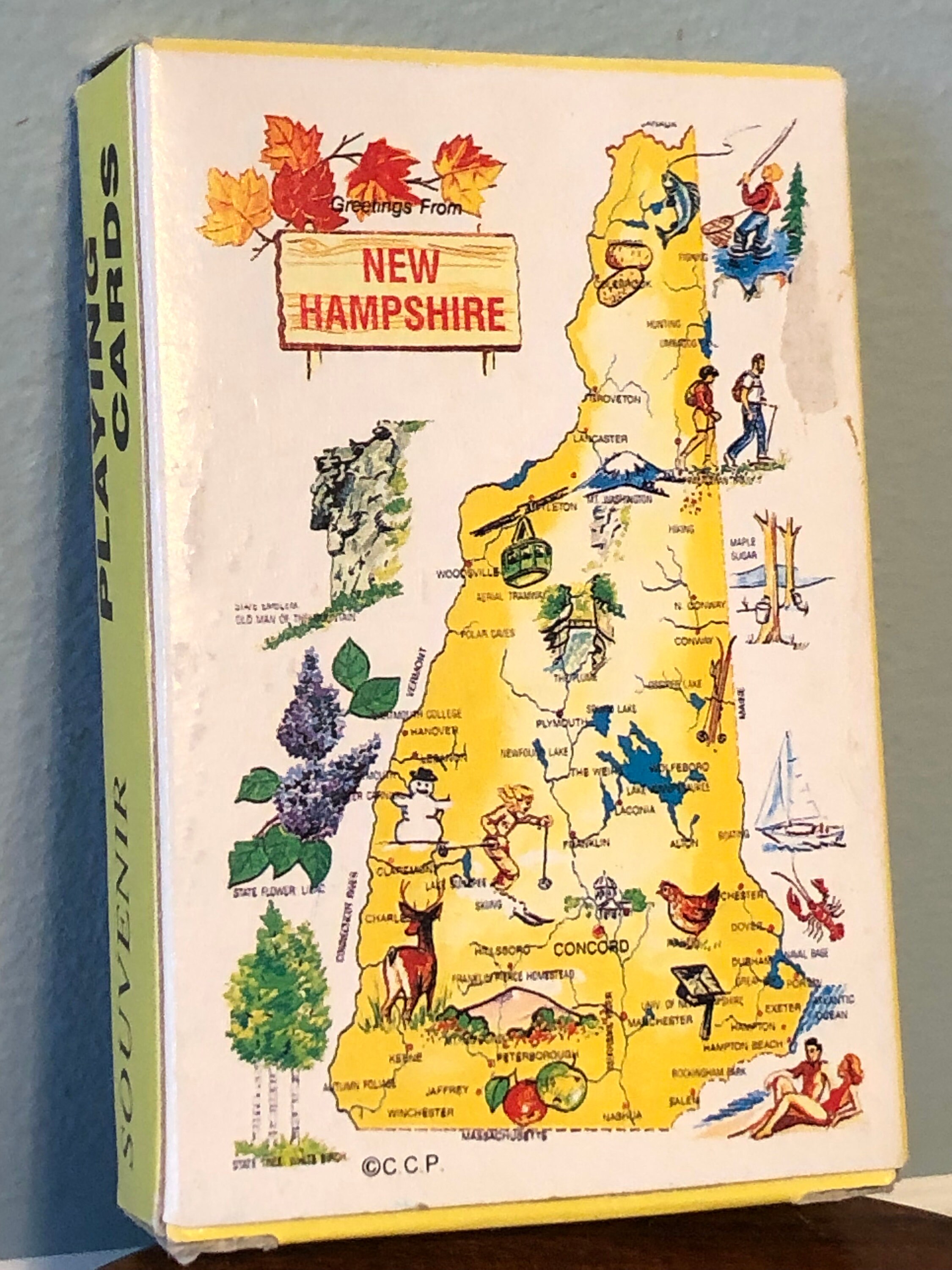 New Hampshire Souvenir Playing Cards - Etsy