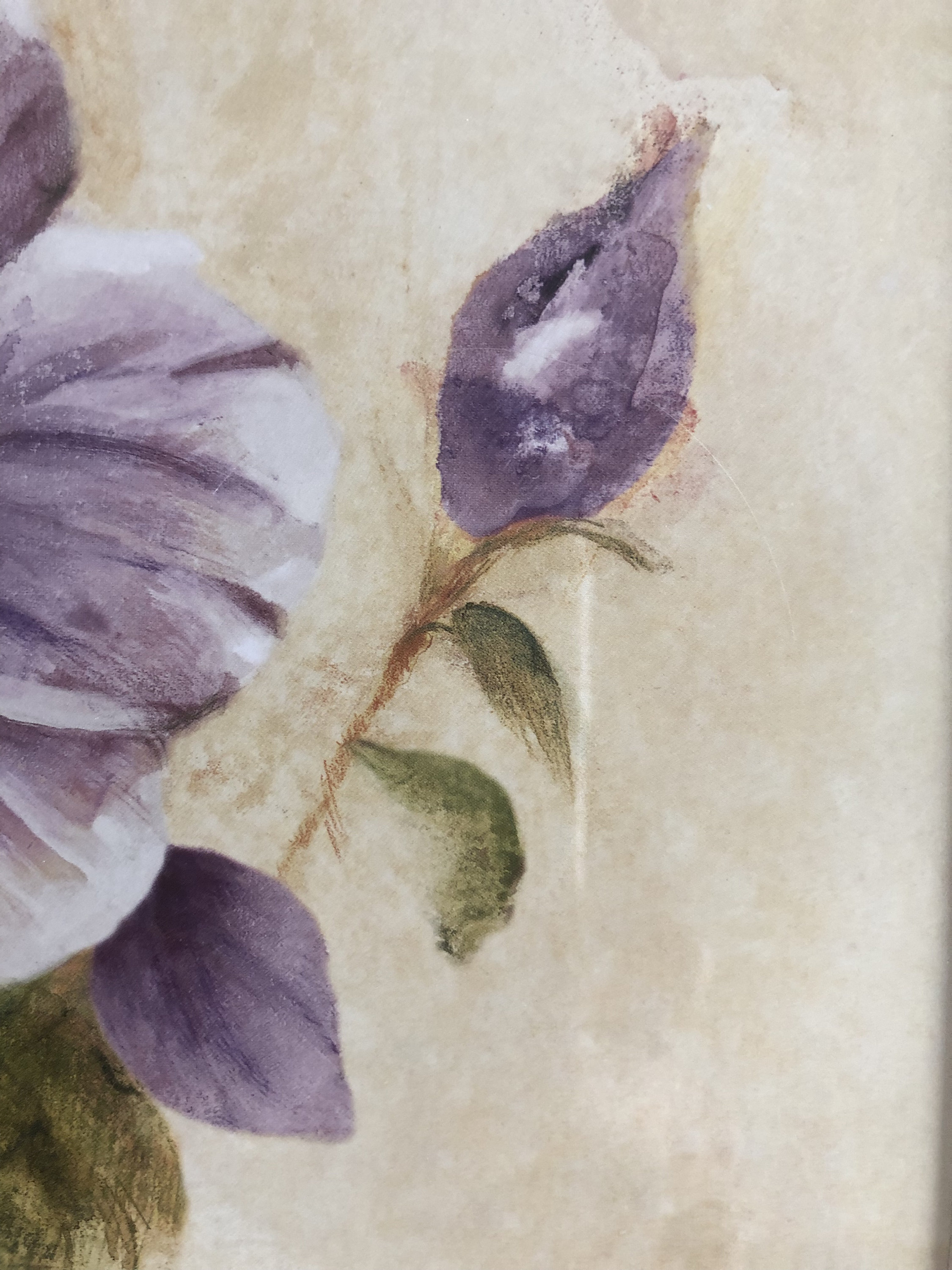 Cheri Blum Flower Print in Gilt Wooden Frame - Etsy