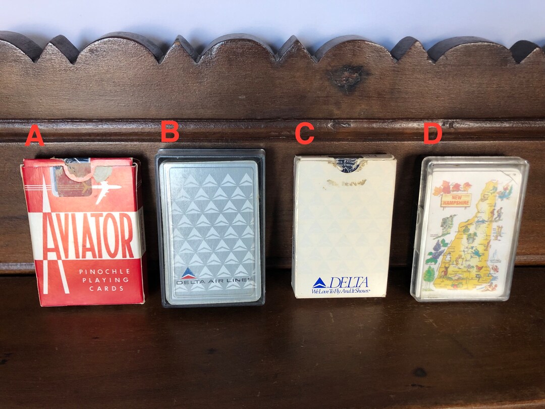 Pick Your Deck: Vintage Playing Cards - Etsy