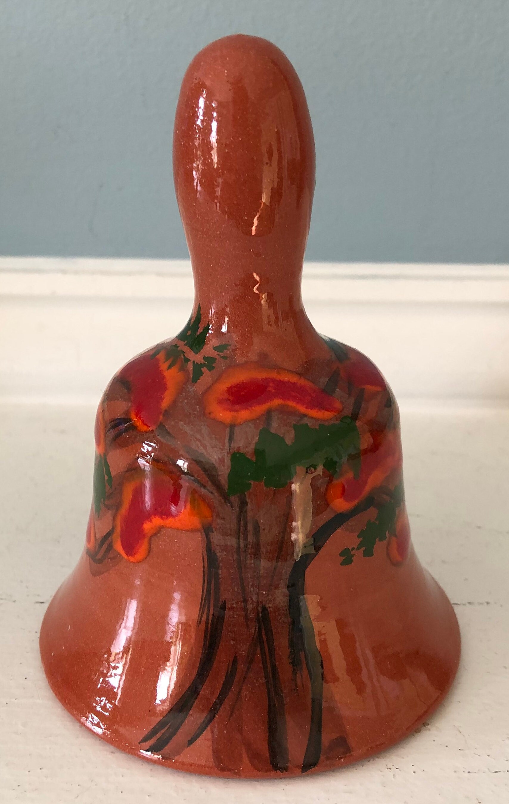 Hand-painted Terracotta Bell - Etsy