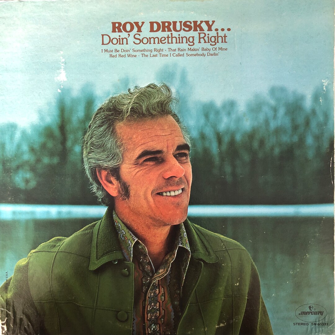 Roy Drusky Doin' Something Right Mercury SR-61377 1973 - Etsy