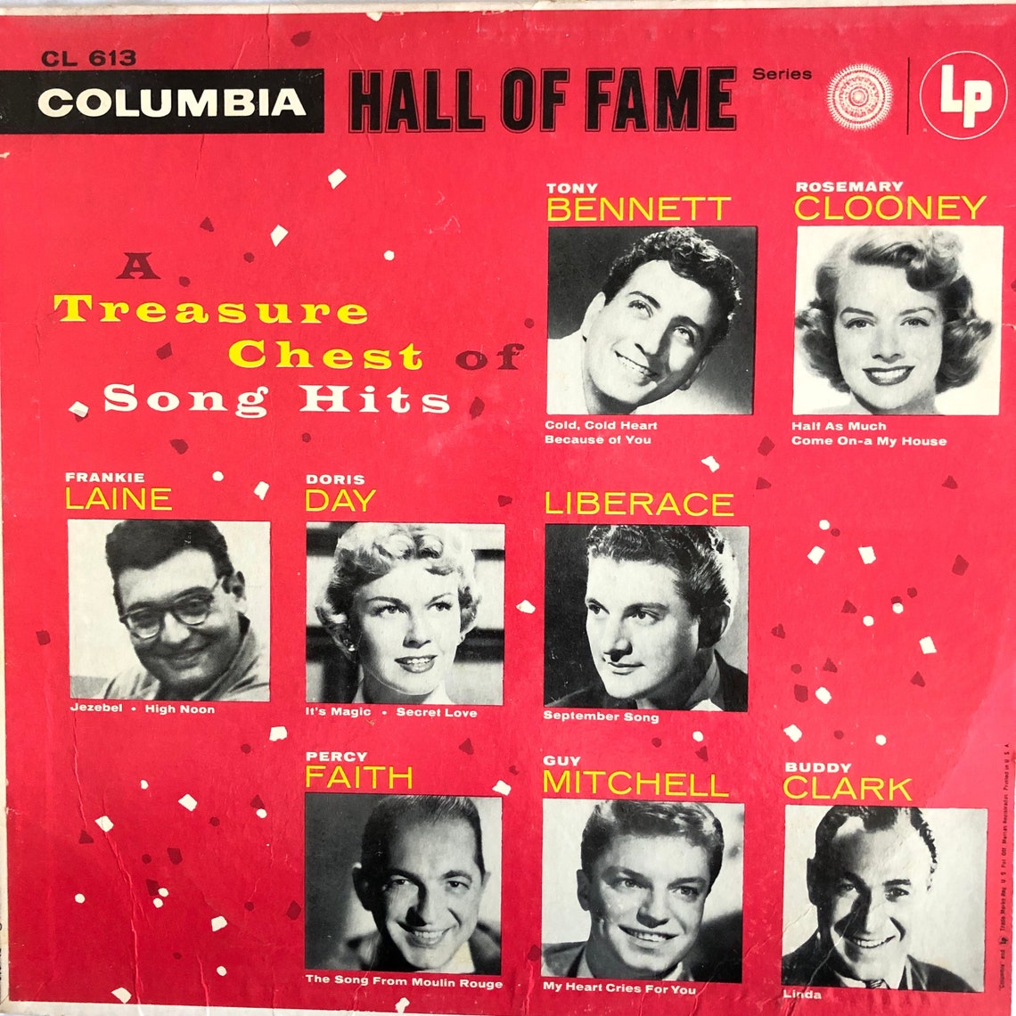 A Treasure Chest of Song Hits Columbia Hall of Fame Series 1955 LP - Etsy