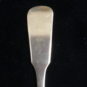 Antique Nevada Nickel Silver O. S. CO. Serving Spoon Tipped Fiddle ...