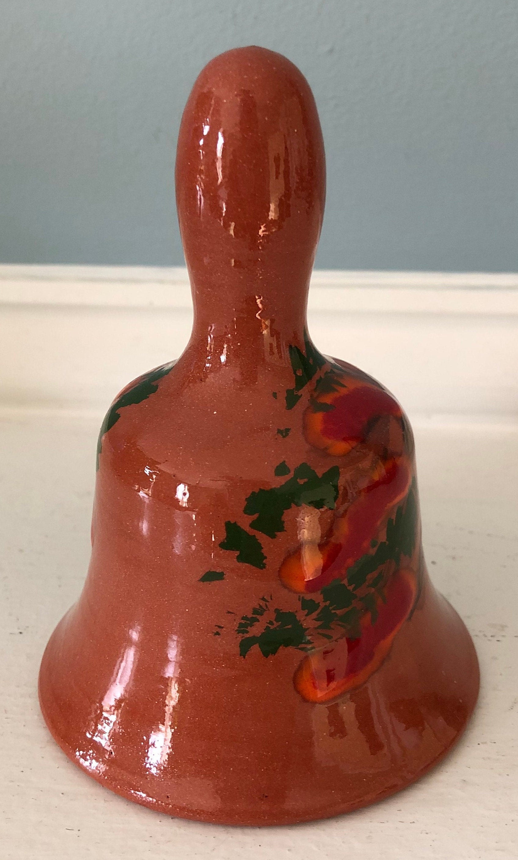 Hand-painted Terracotta Bell - Etsy