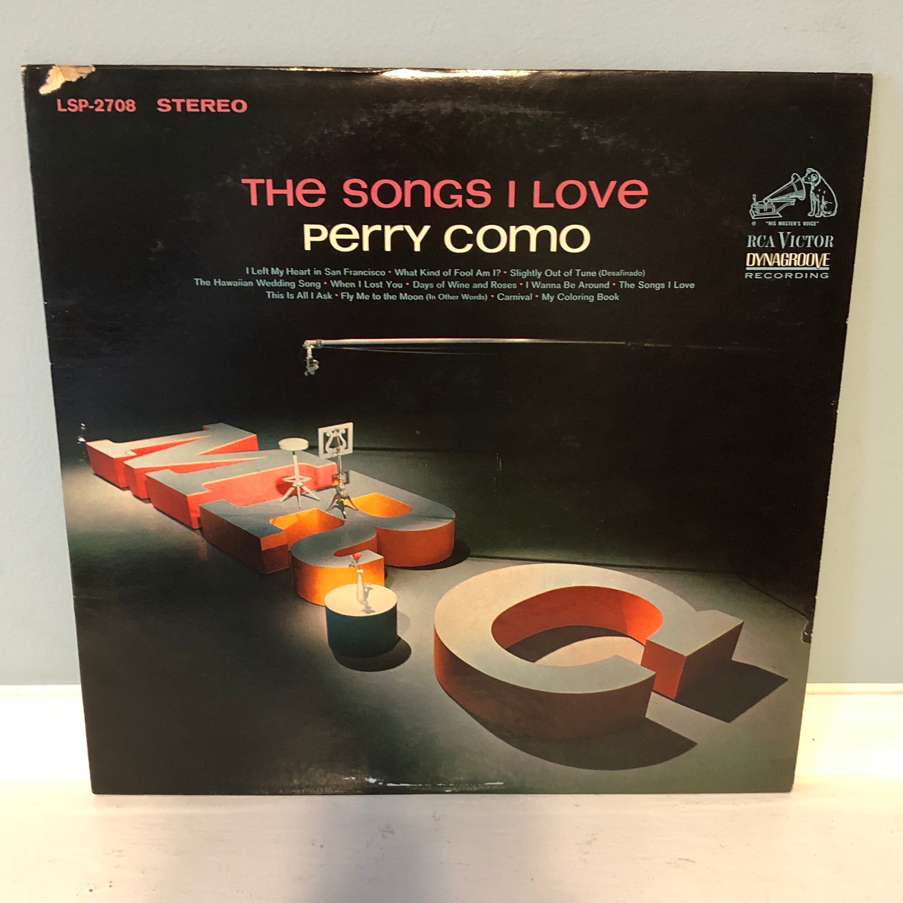 Perry Como the Songs I Love RCA Victor 1963 Vintage Vinyl Record Album ...