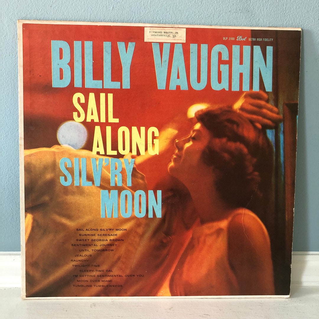 Billy Vaughn Sail Along Silv'ry Moon Dot 1958 Vintage Vinyl Record ...