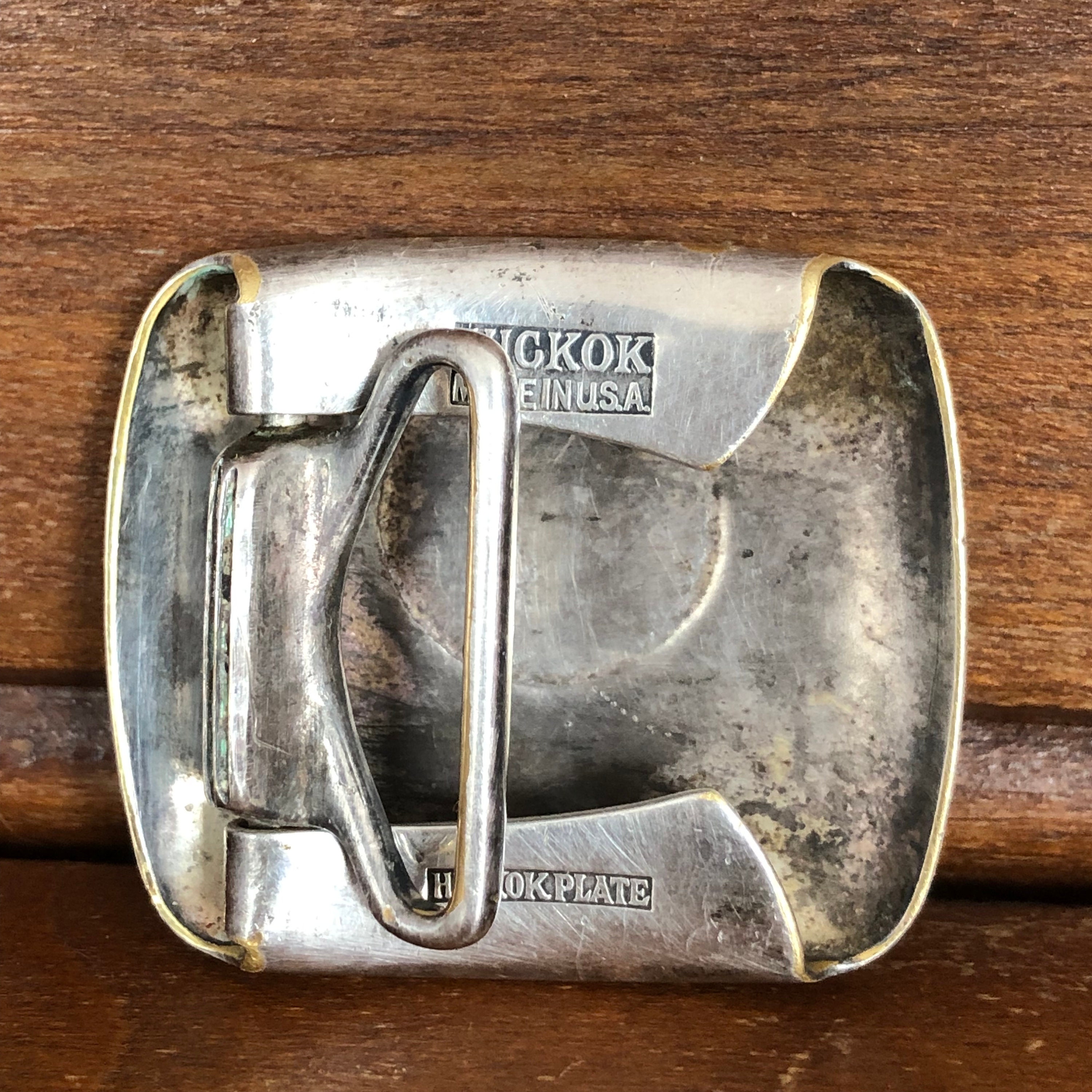 Vintage Hickok Plate Belt Buckle With UVA Seal - Etsy