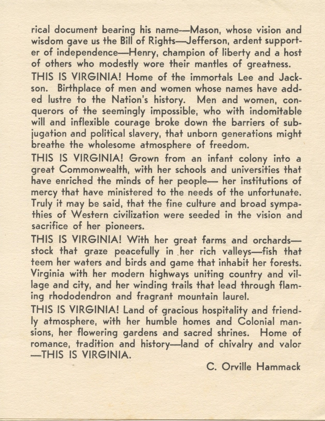 This is Virginia Promotional Greeting Card Prototype - Etsy