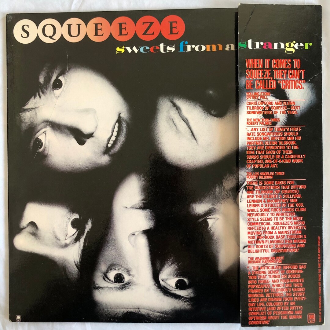 Squeeze Sweets From a Stranger A&M 1982 Vintage Vinyl Record Album - Etsy