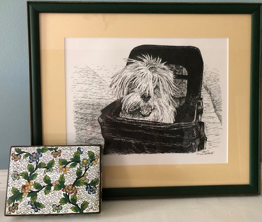 Antique Enameled Metal Playing Card Box Made in China - Etsy