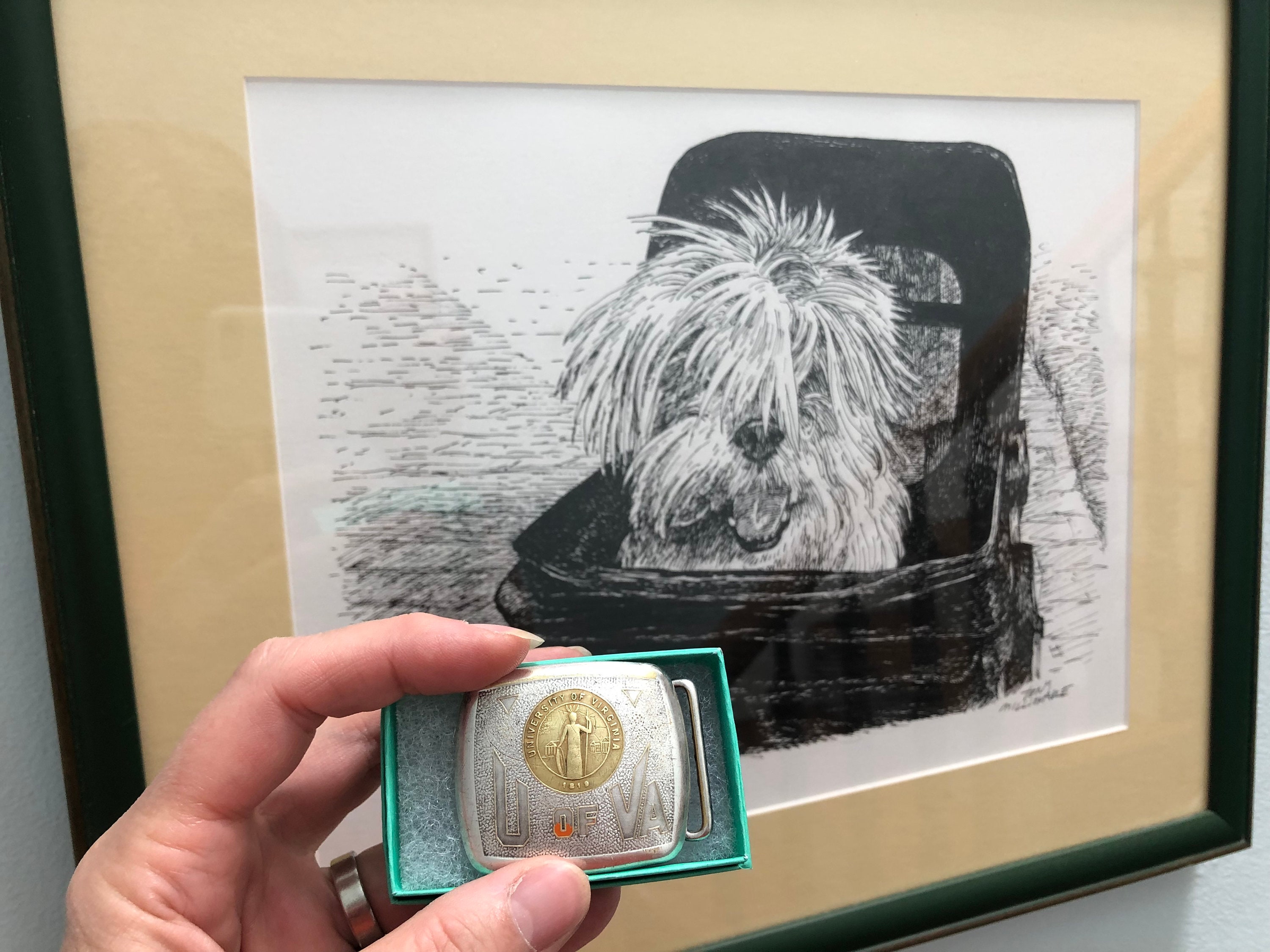 Vintage Hickok Plate Belt Buckle With UVA Seal - Etsy