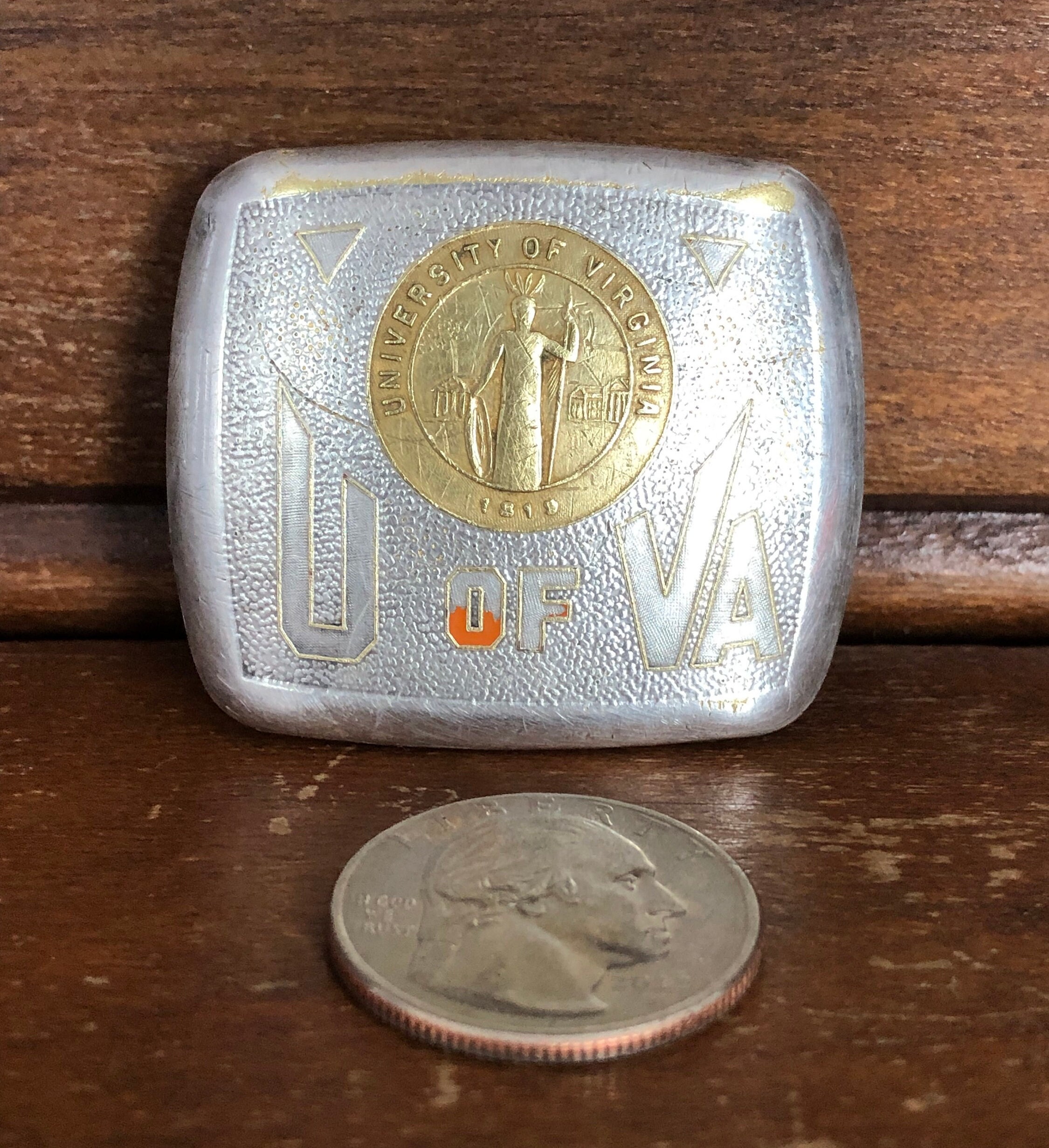 Vintage Hickok Plate Belt Buckle With UVA Seal - Etsy