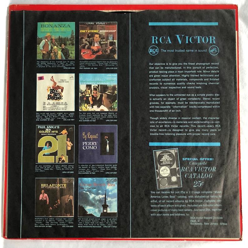 Ray Conniff and the Singers Invisible Tears Columbia 1964 Vintage Vinyl ...