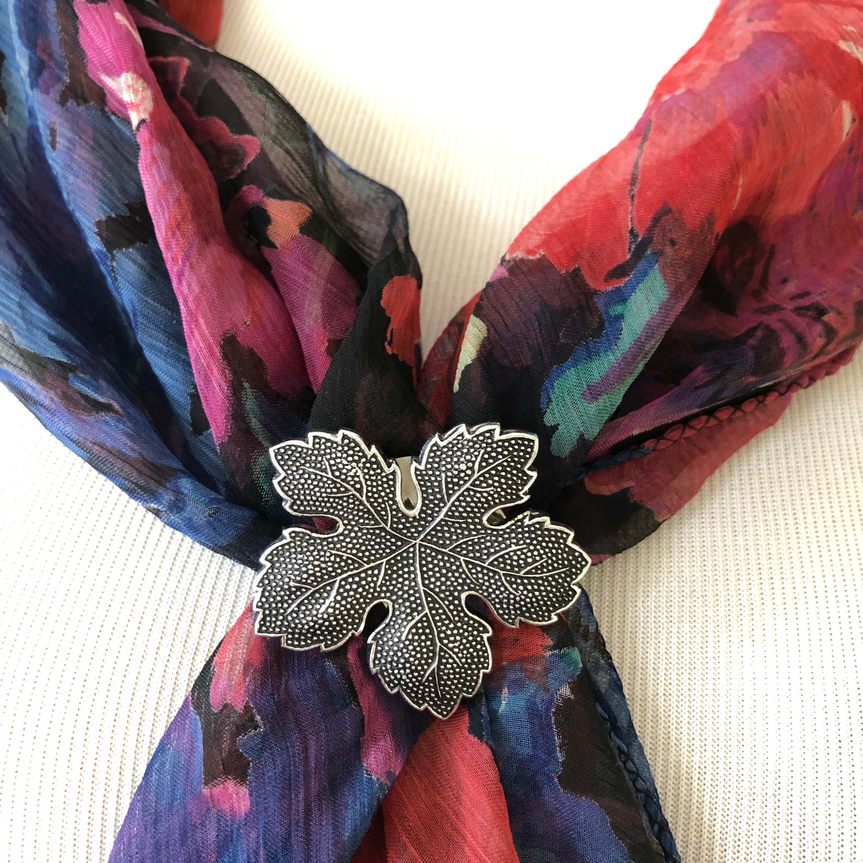 Vintage Maple Leaf Scarf Clip Made in West Germany - Etsy