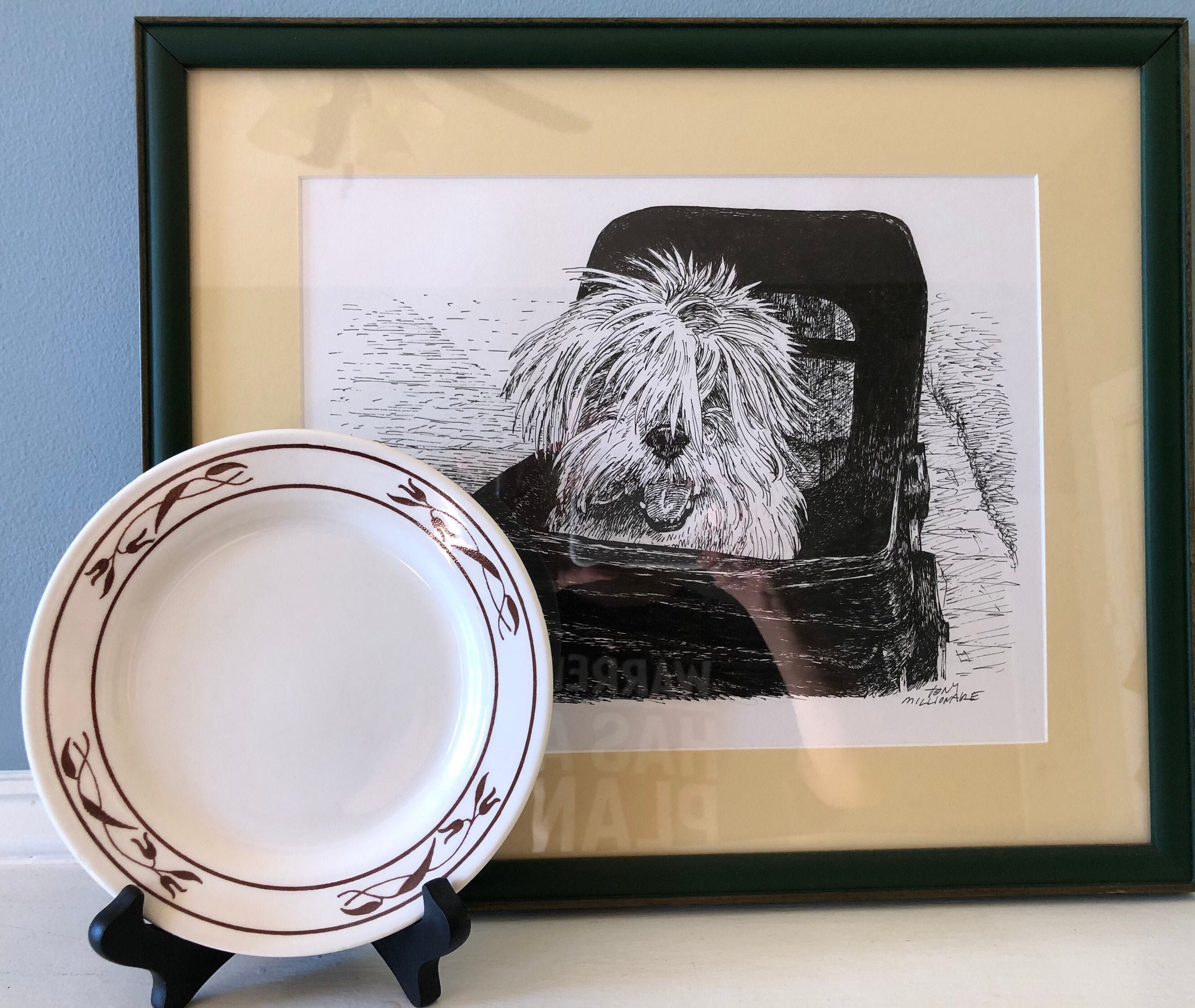 Vintage Oxford Brazil 4840-1 Stoneware Salad Plate Made in Brazil - Etsy