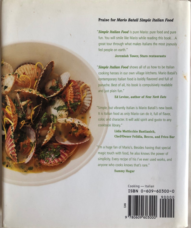 Mario Batali Simple Italian Food Recipes From My Two Villages Potter ...
