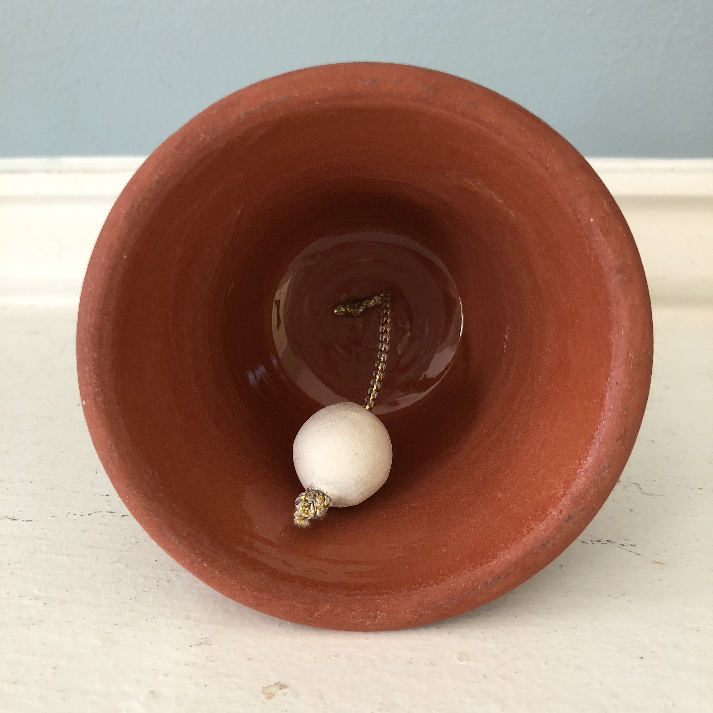 Hand-painted Terracotta Bell - Etsy