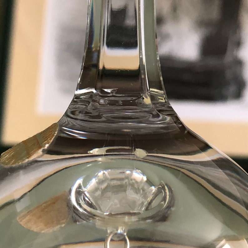 Vintage Hand Cut Lead Crystal Bell Made in Hungary - Etsy