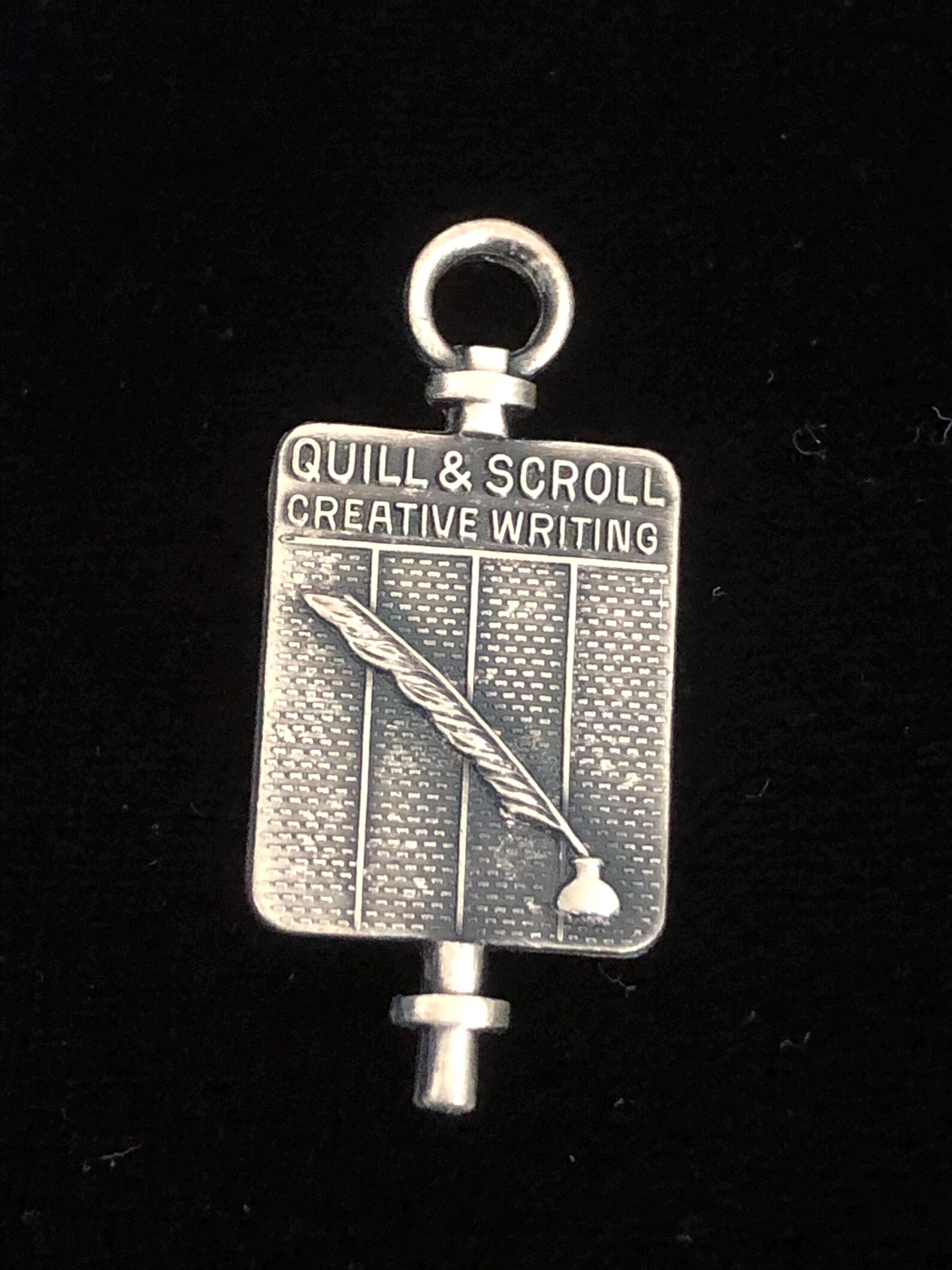 Vintage Sterling Silver Quill and Scroll Creative Writing Pin - Etsy