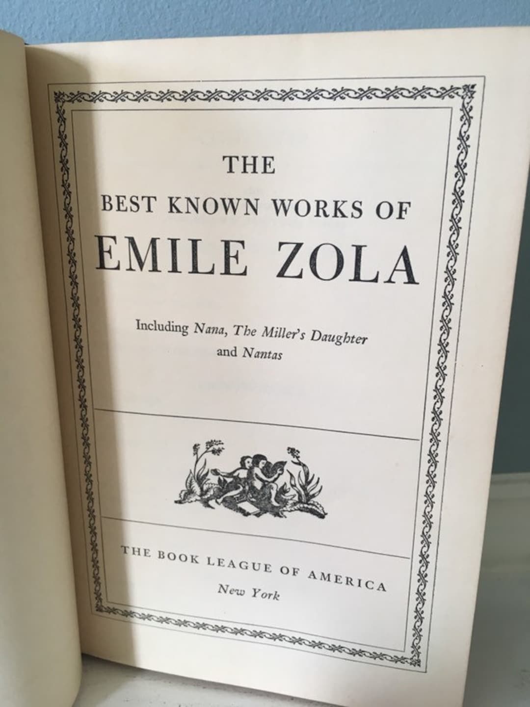 Vintage Book the Best Known Works of Emile Zola Including Nana, the ...