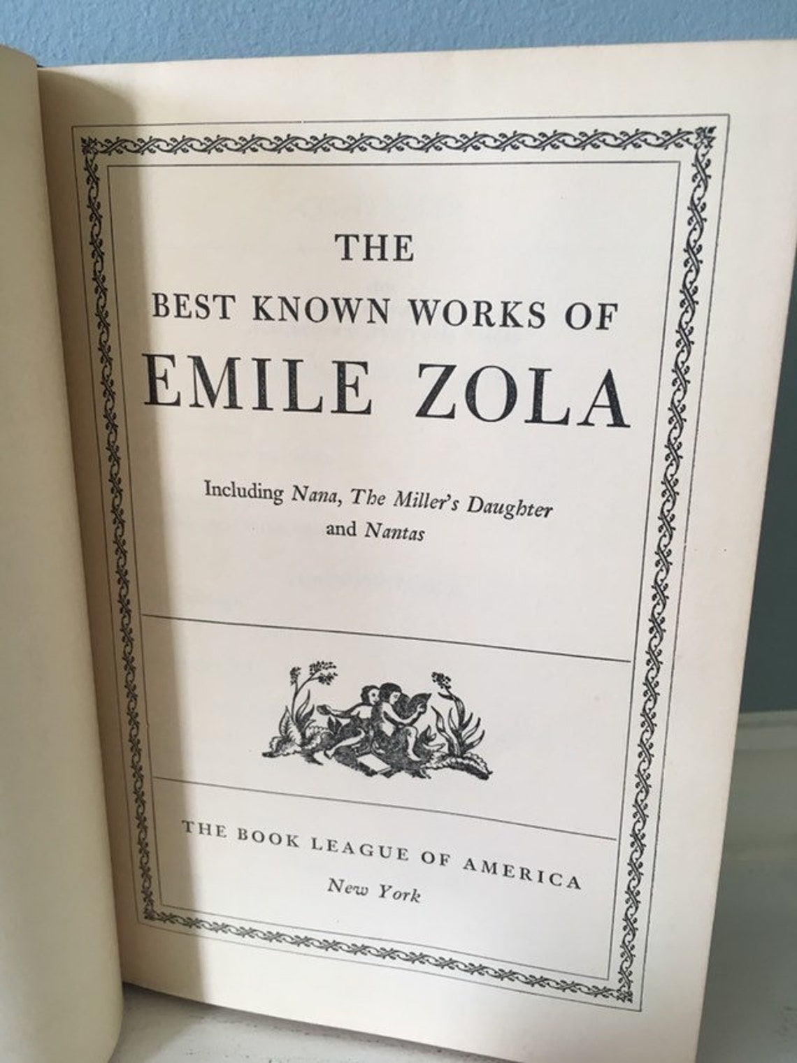 Vintage Book the Best Known Works of Emile Zola Including - Etsy