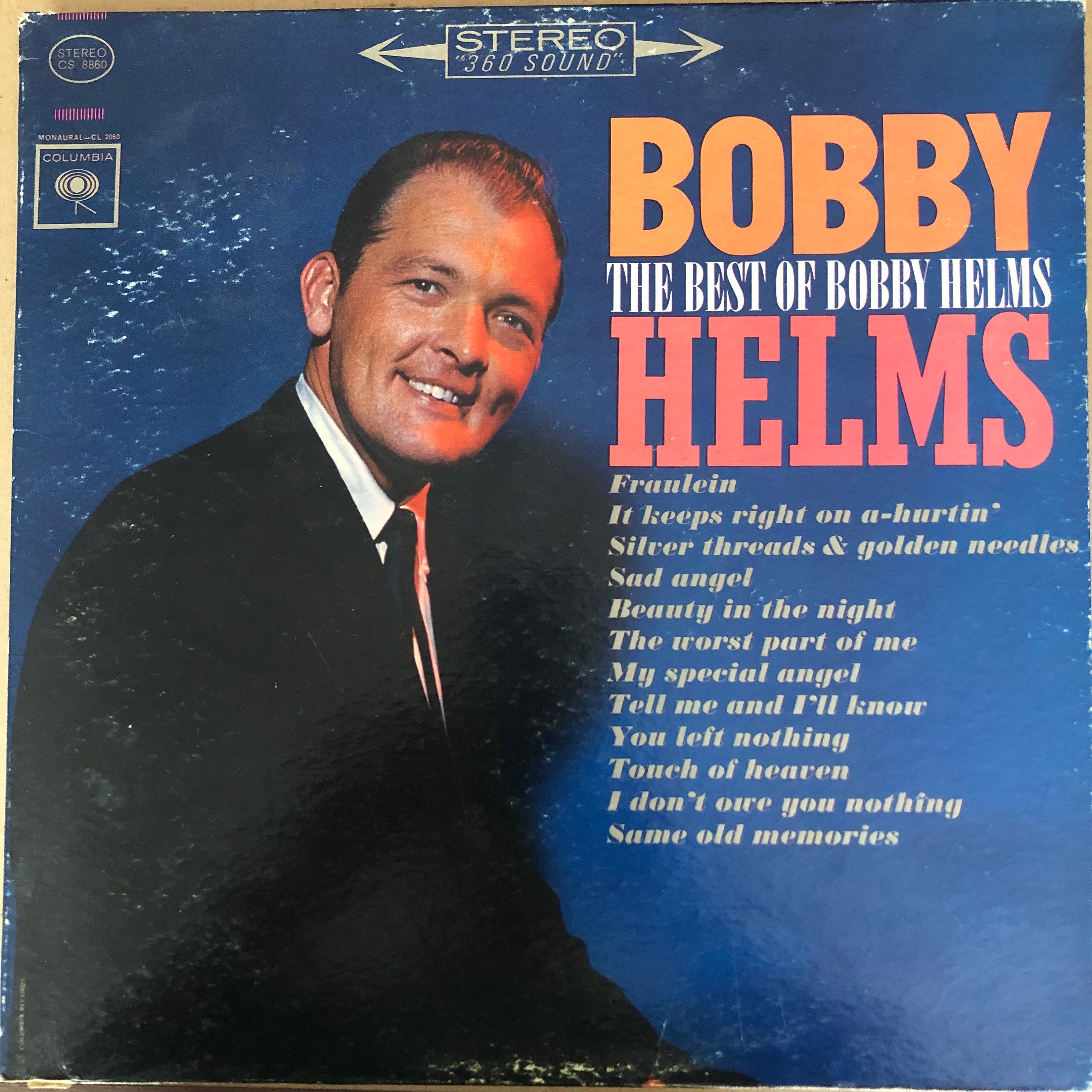 Vintage Vinyl: the Best of Bobby Helms Columbia 1963 CS 8860 - Etsy