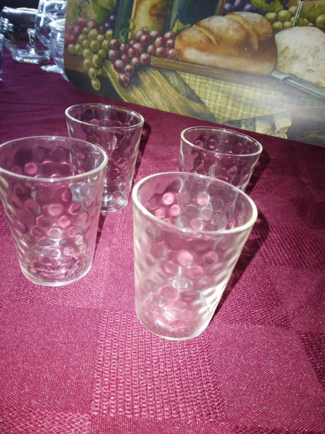 4 - 1 Oz Shot Glasses Dimpled Glass - Etsy