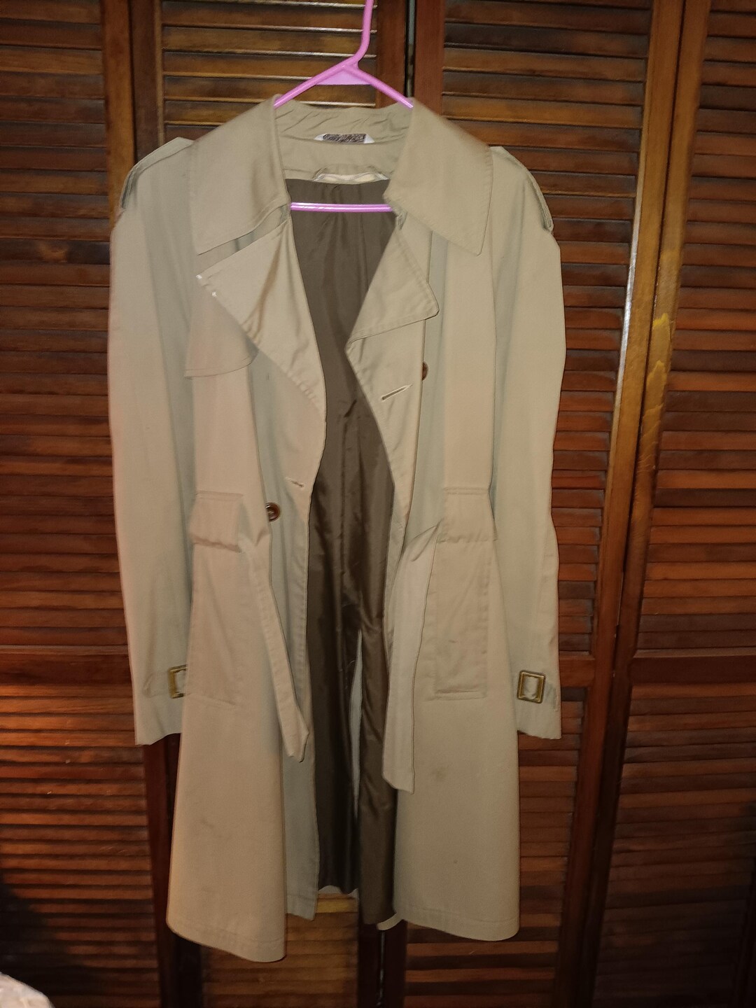 London Fog Style Rain Trench Coat No Hood Ladies Medium/large - Etsy