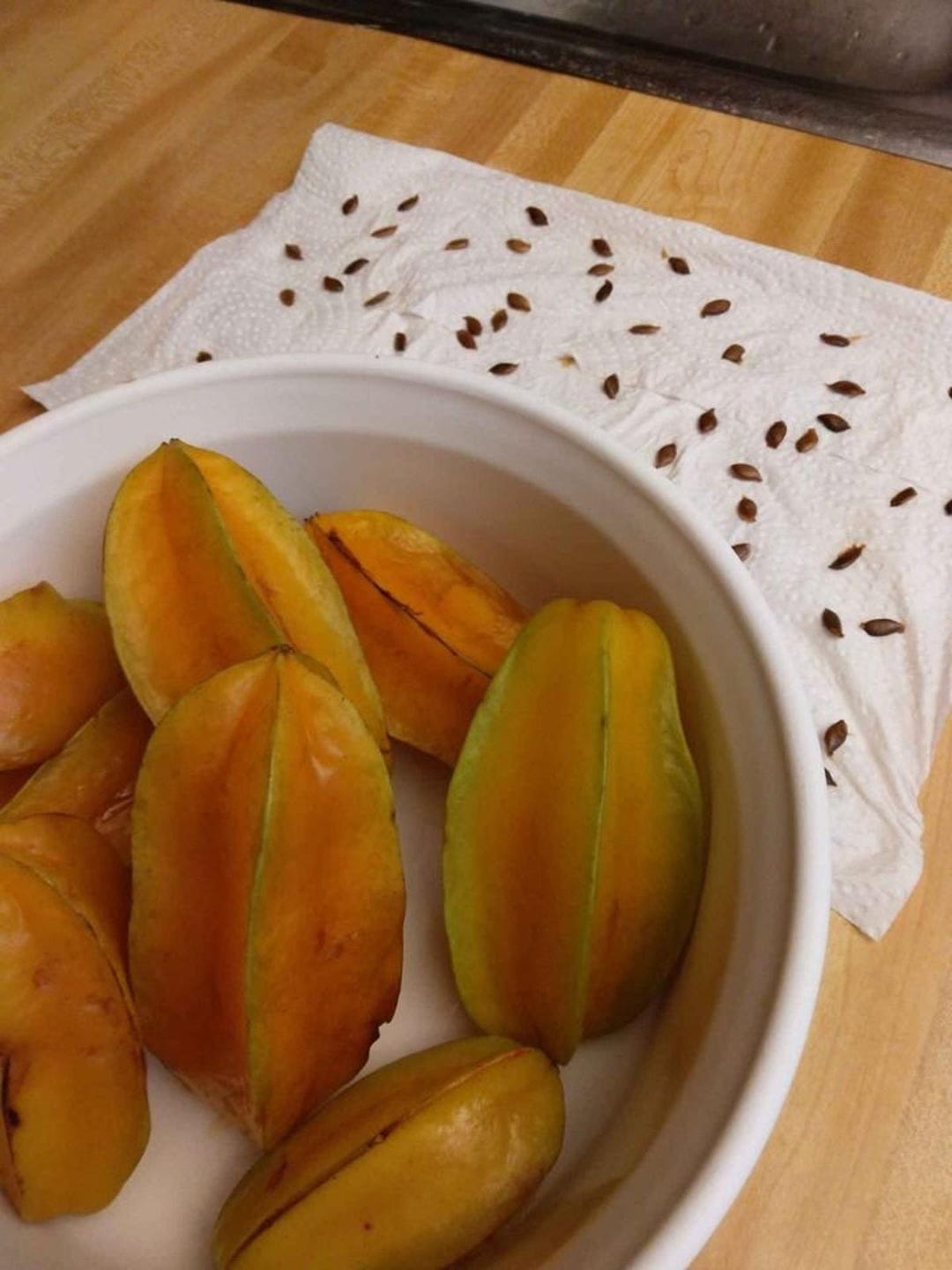 15 Sweet Starfruit Tree SEEDS - Carambola SEEDS Harvested 1/2026 - No ...