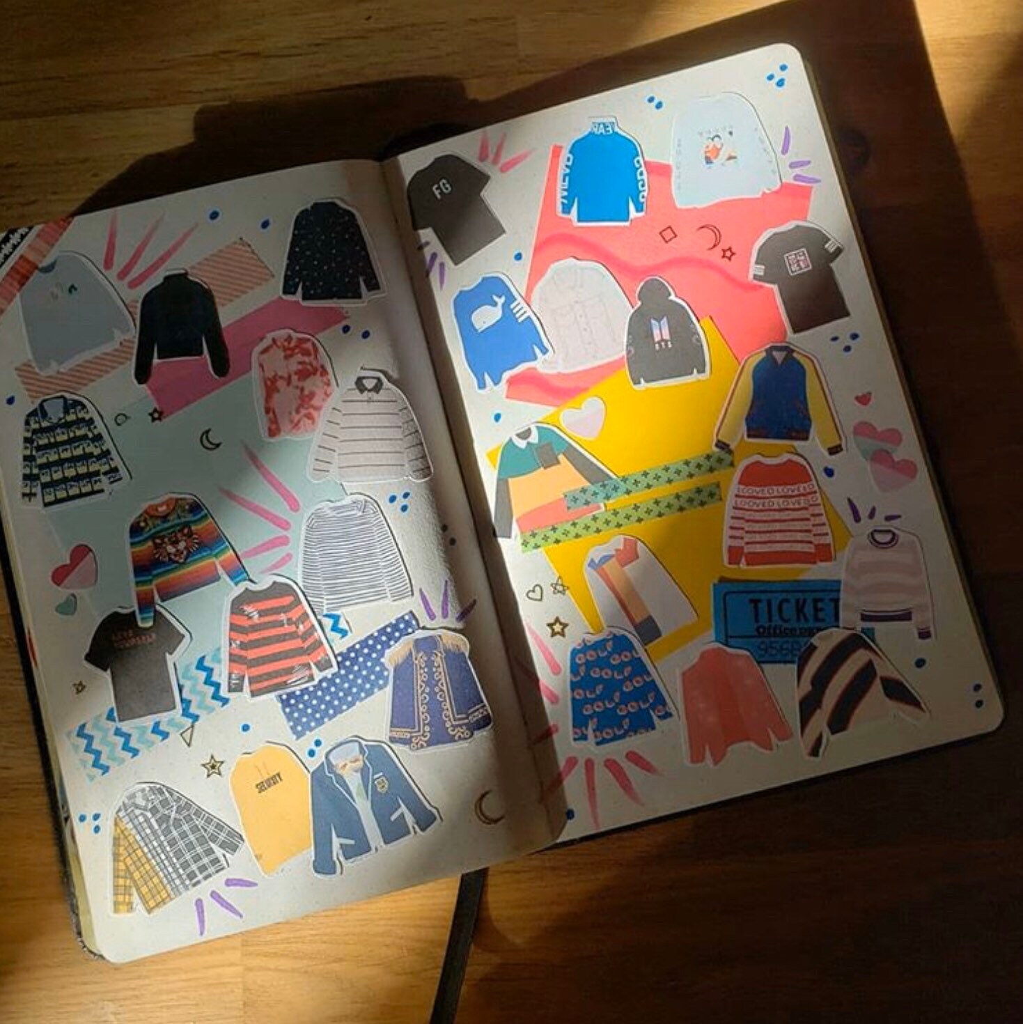 Lookbook Sticker Pack - Etsy