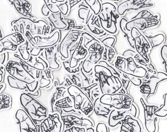 Asl Sign Stickers - Etsy